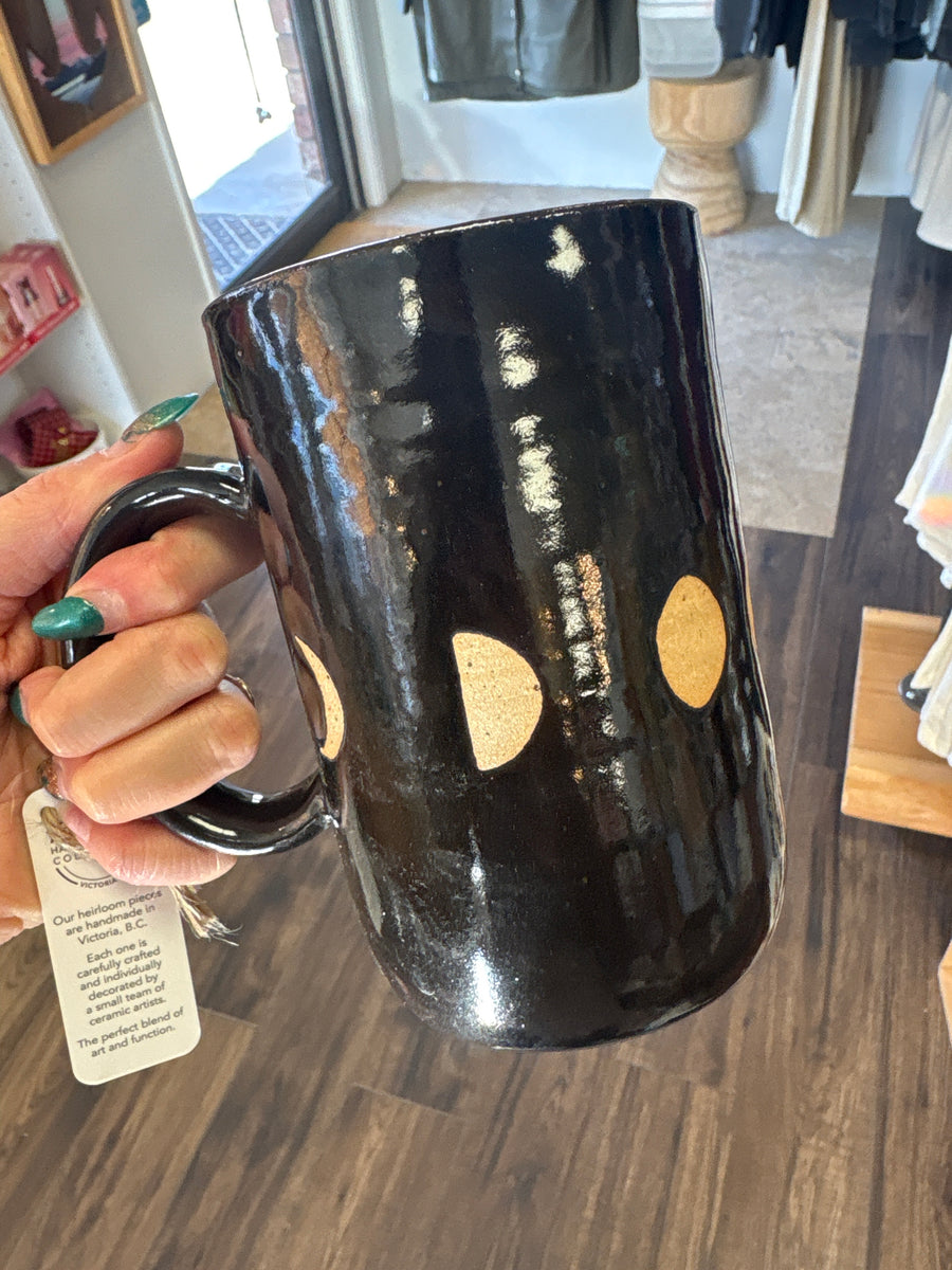Large Moon Phase Mug - Hands on Clay – Soak Lifestyle Boutique